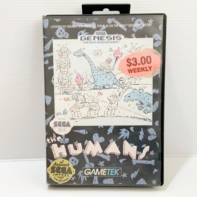 The Humans + Box - Sega Genesis - Tested & Working - Free Postage ...