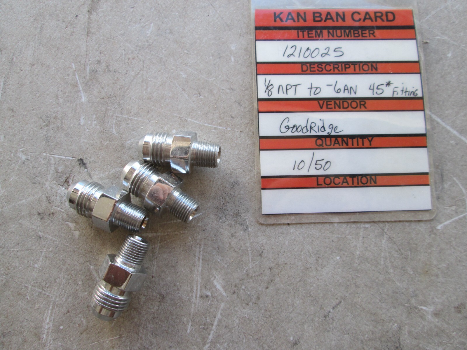 Harley-Davidson Goodridge Straight Oil Line Fittings Lot of 4 Swift ...