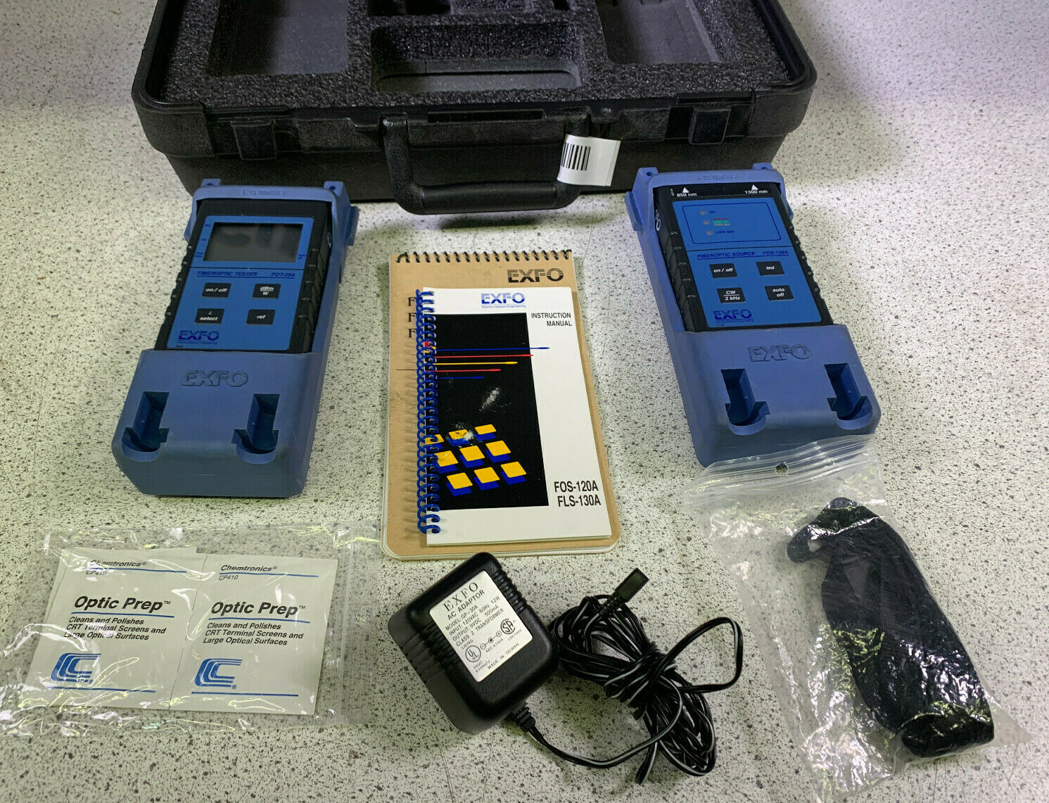 Exfo FOS-120A & FOT-20A Fibre Optic Test Set | eBay