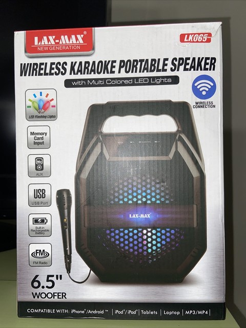 Wireless Speaker Bluetooth LAX-MAX karaoke portable speaker for sale ...