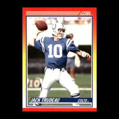 Jack Trudeau 1990 Score Indianapolis Colts #266 Set Break GM | eBay
