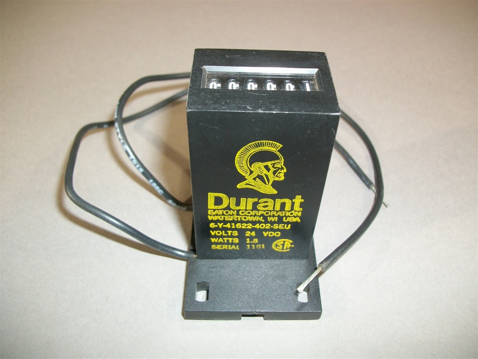 Durant 6-Y-41622-402-SEU Eaton 24VDC Meter Counter 1.5W - for sale ...