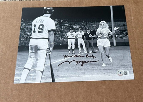 MORGANNA THE KISSING BANDIT SIGNED 8X10 PHOTO BECKETT BAS FRED LYNN ...