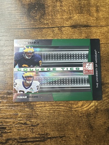2008 Donruss Elite - College Ties Combos Shawn Crable, Jamar Adams #CTC ...