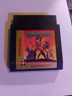 Gauntlet (Nintendo Entertainment System, 1987) NES Tengen Black Cart ...