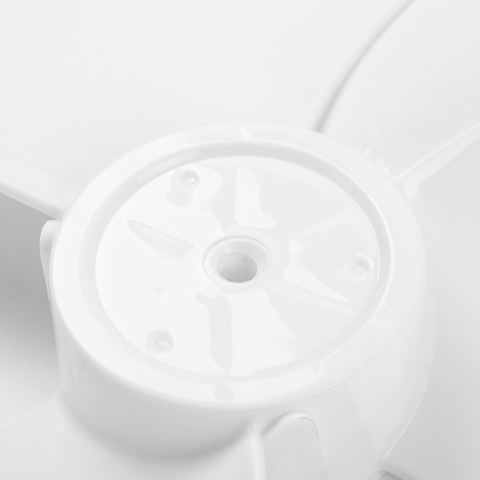 Plastic Fan Blade 12/16 inch with Nut Cover Replacement Table Fanner ...