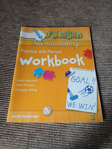 D'Nealian Handwriting Practice Review Workbook Scott Foresman, Grade 3 ...