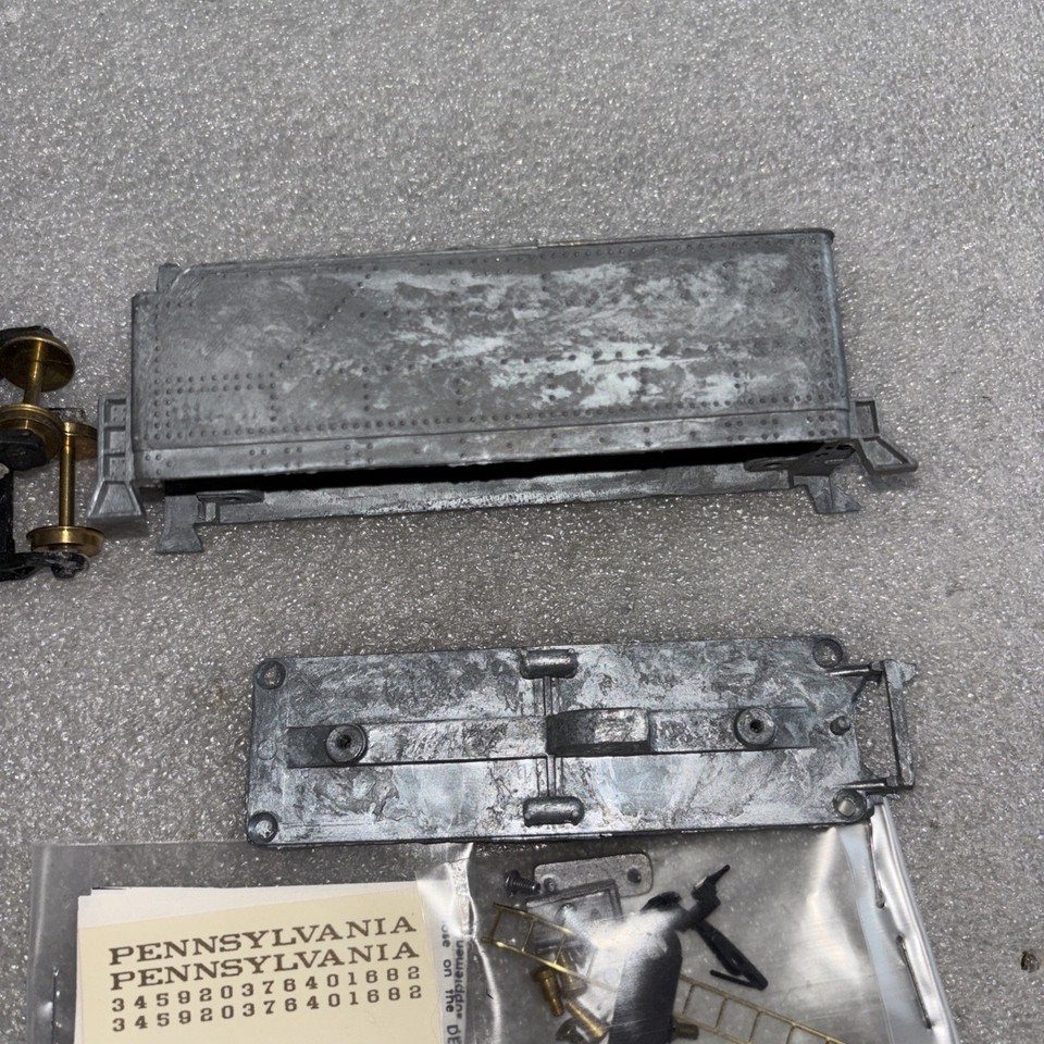 Bowser HO LOW Side die cast Tender Kit for PRR Steam Locomotives,H9, G5 ...