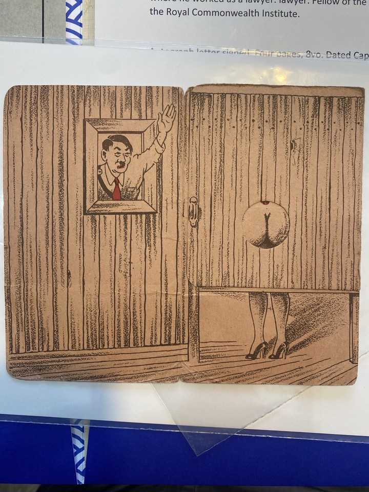 Rare Vintage Hitlers Illusions Sarcastic Humor Graphic Ww2 Soviet Nazi 0701