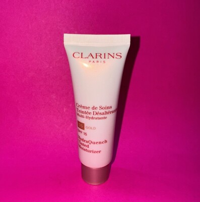 Clarins HydraQuench Tinted Moisturizer SPF 15 SHADE 05 GOLD 1.8 Oz 50ML ...
