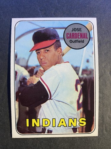 1969 Topps Baseball Jose Cardenal Cleveland Indians Card #325 | eBay