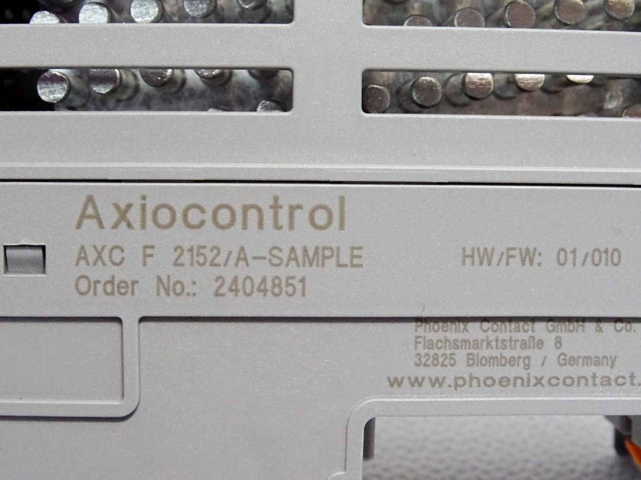 Phoenix Contact Axiocontrol 2404851 AXC F 2152/A-SAMPLE AXC F 2152 | eBay