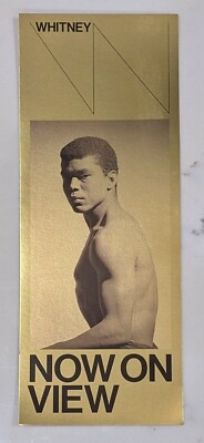 Alvin Ailey Whitney Museum "Edges Of Ailey" Exhibit Card Gold Color 11 ...
