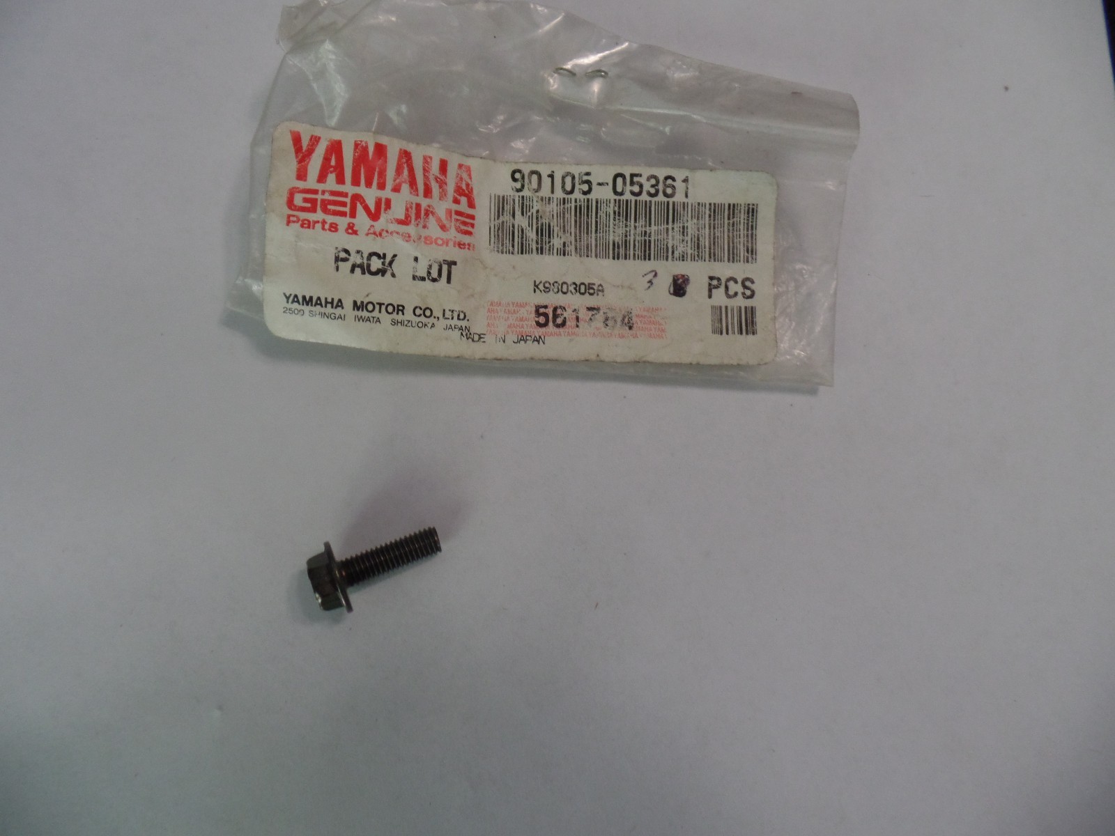 NOS YAMAHA FLANGE BOLT TTR YZ WR 230 250 450 125 426 400 CG 50 YFM 350 ...