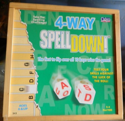 4 Way Spell Down Game- Complete | eBay