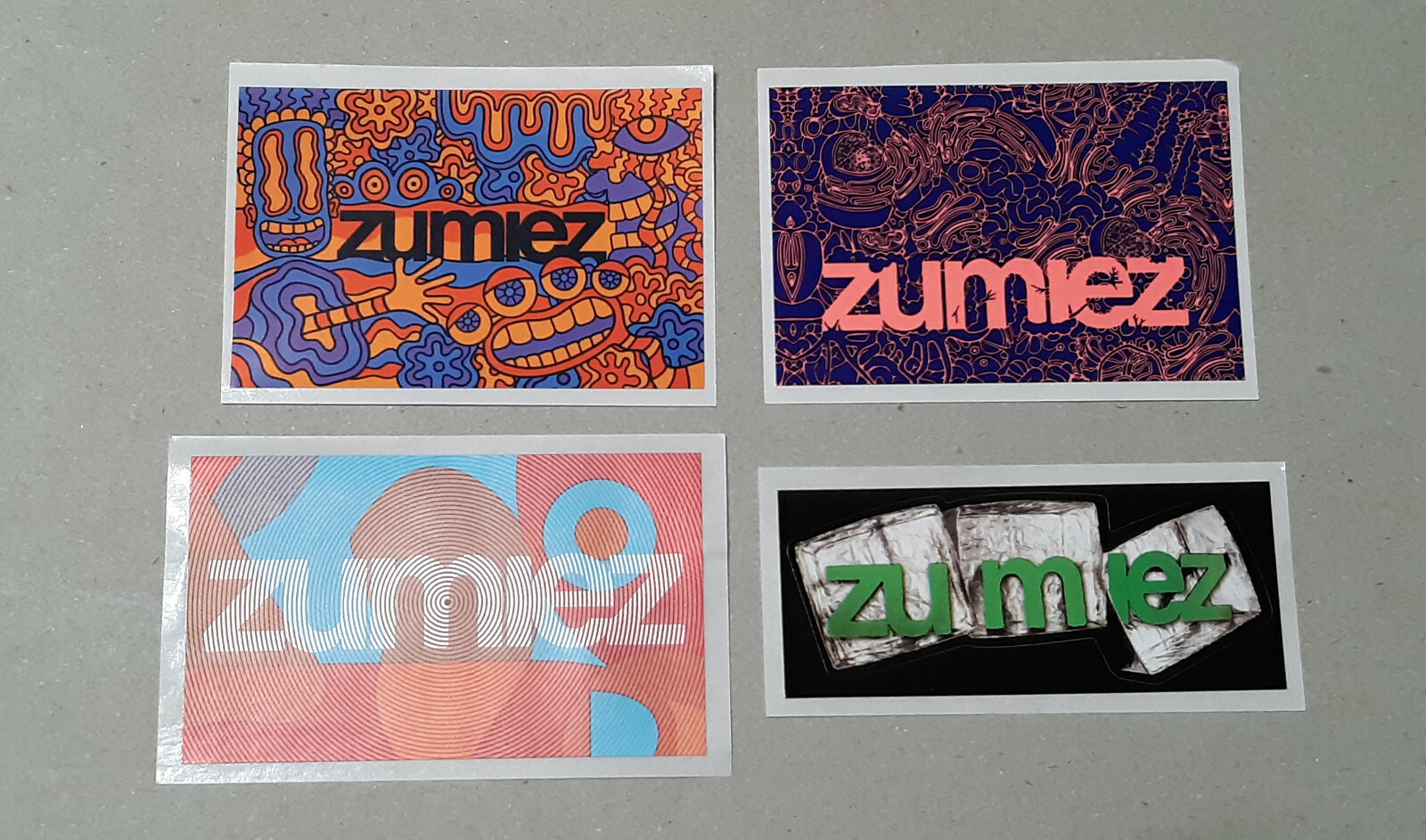 Zumiez Stickers - 4 sticker pack | eBay