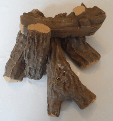 Gas Fire Log Coal logs 5PC HD GAS FIRE REPLACEMENT LOG SET FOR GAS COAL ...