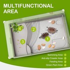 Acrylic Aquatic Tortoise Aquarium Starter Kit Turtle Tank Habitat | eBay