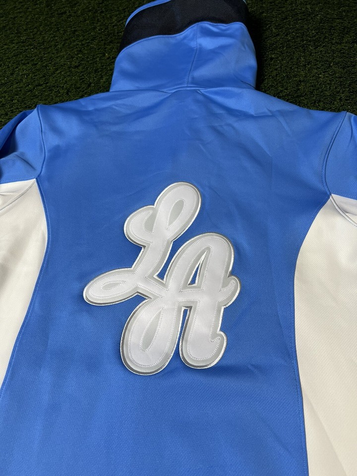 Los Angeles Lakers Baby Blue Dri Fit Zip Up Hoodie Size Small | eBay