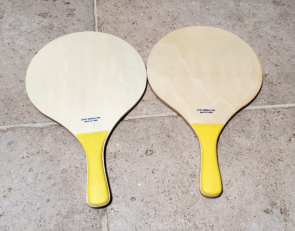 NEW! Pro Kadima Paddleball Beach Set - Classic 2 Paddle Game Set with ...