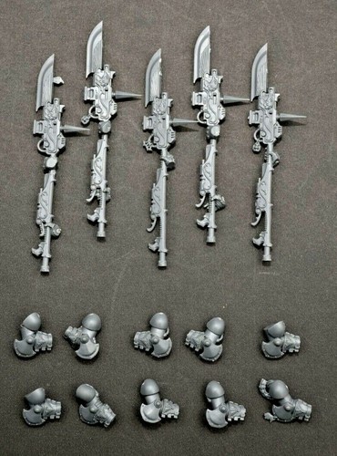 Warhammer 40k Adeptus Custodes Custodian Guard Guardian Spears w/Arms ...