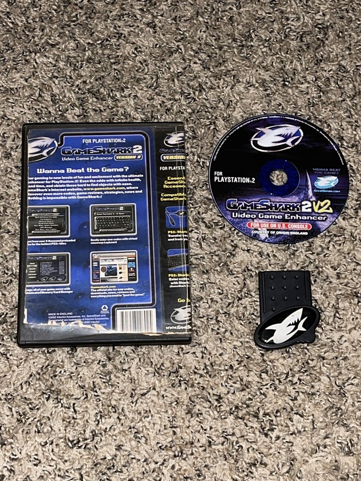 GameShark 2 V2 PS2 PlayStation 2 Video Game Enhancer Version 2 With ...
