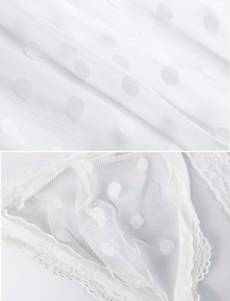 Men Mesh Lingerie Set T Back Lace Thong Breathable Floral Transparent ...