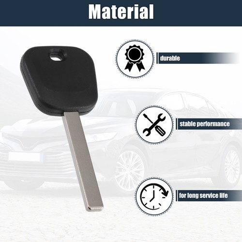 Auto Replacement Uncut Transponder Chip Key Chipped Ignition Key Fob ...