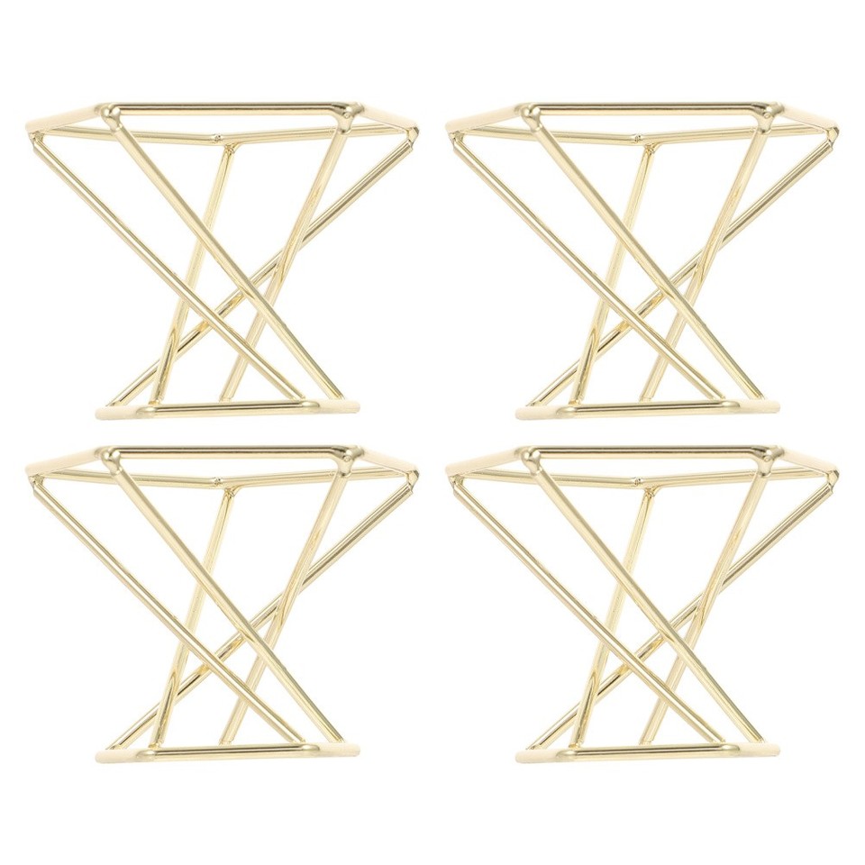 4 Pcs Geometric Air Plant Racks Metal Air Plant Holders Air Plants ...