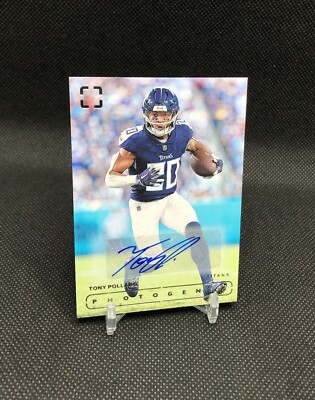 2024 Panini PHOTOGENIC Tony Pollard AUTO/ AUTOGRAPH SP No. 107 TITAN UP ...