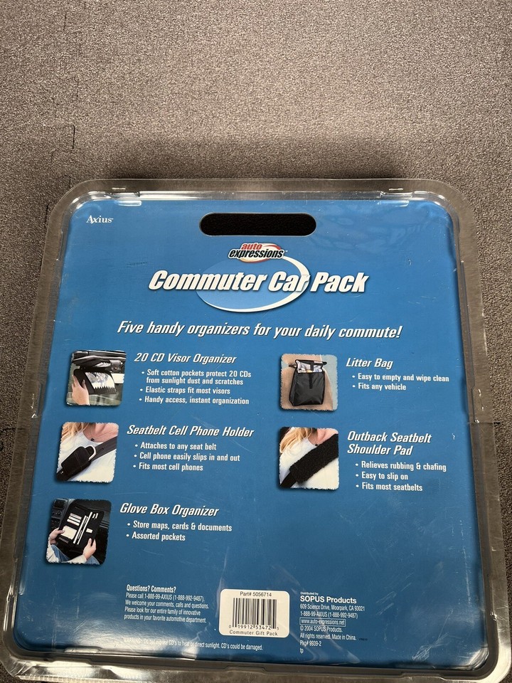 Auto Expressions Commuter Car 5 Pack For Any Vehicle NEW Sealed | eBay