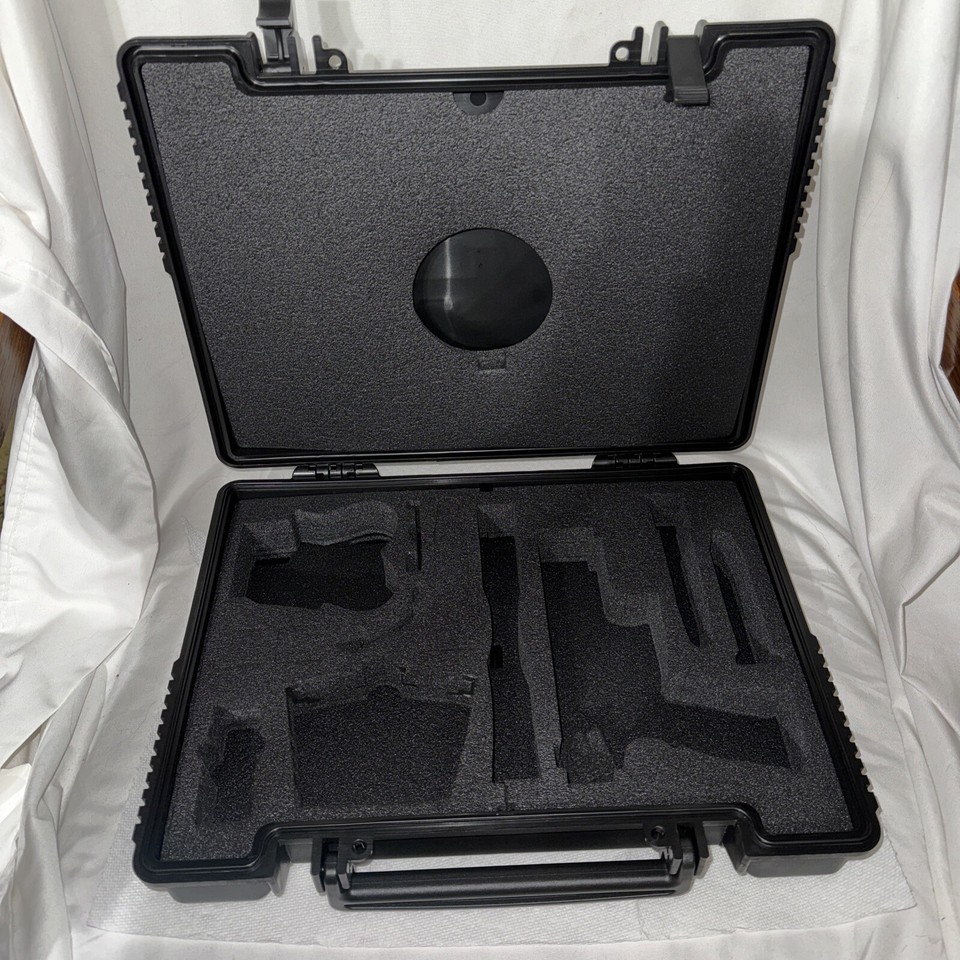 Springfield Armory XDM Pistol Case Black High Grade Plastic With Foam ...