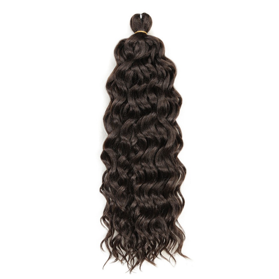 18" 24" Deep Twist Crochet Braids Hawaii Curl Ocean Wave Crochet Hair ...