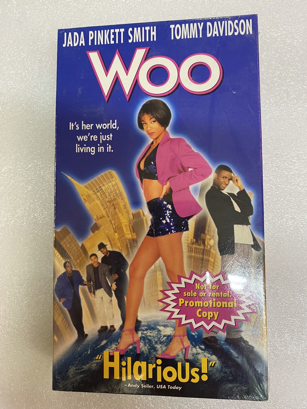 WOO VHS 1998 Jada Pinkett Smith Brand New Sealed Promo Screener | eBay