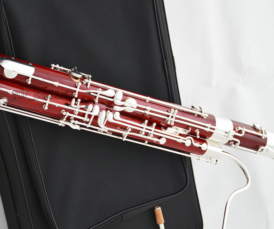 Professional Maple Bassoon Heckel system C Keys Silver Plated With Case ...