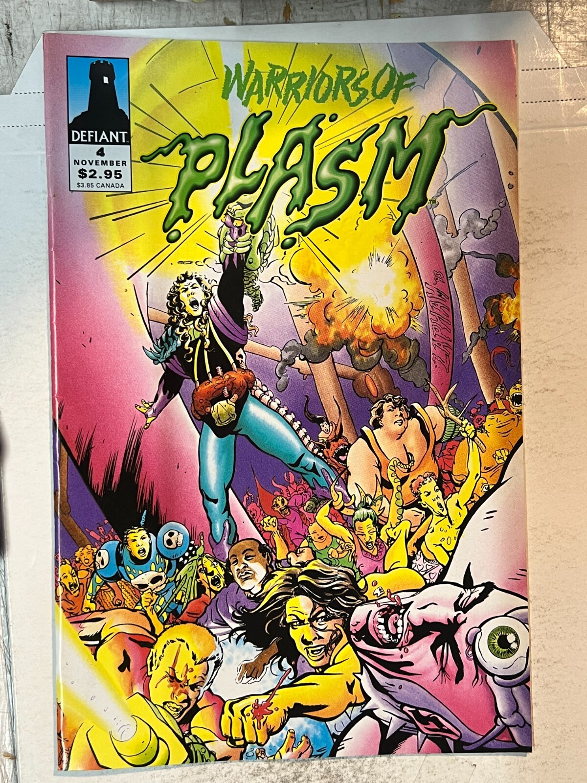 Warriors of Plasm #4 DEFIANT Comics 1993 | Combined Shipping B&B | eBay