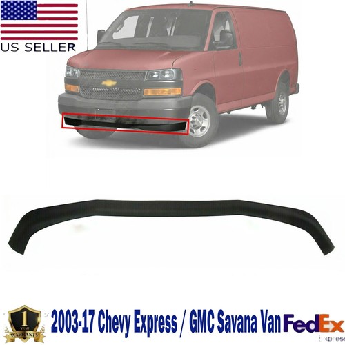 Front Valance Air Deflector Textured For 2003-17 Chevy Express / GMC ...