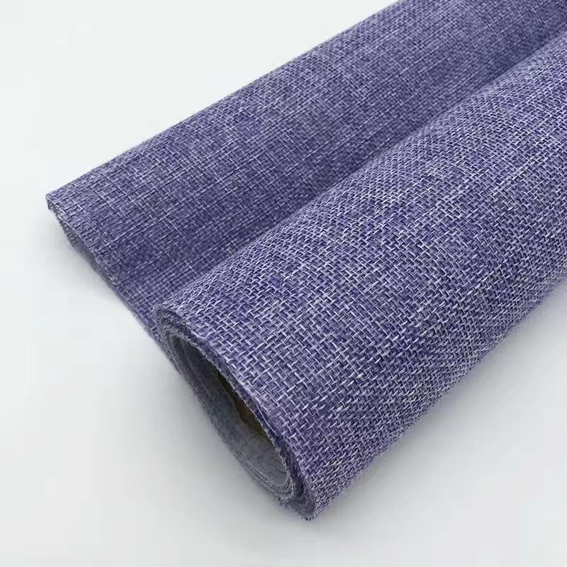 1M Self Adhesive Linen Fabric Wallpaper DIY Furniture Upholstery Craft ...