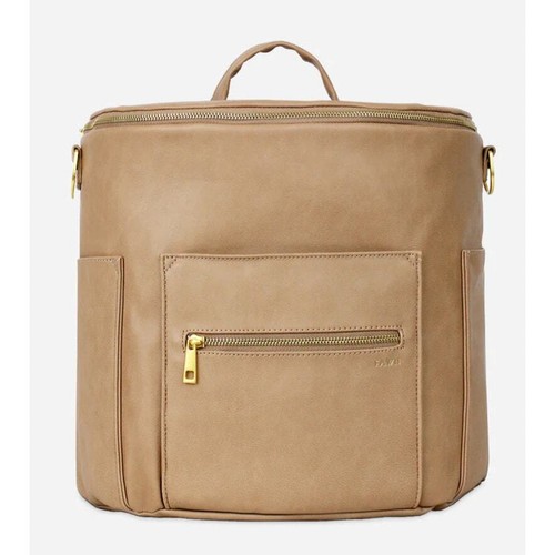 Fawn Design Original Diaper Bag Backpack in Birch Tan Faux Leather | eBay