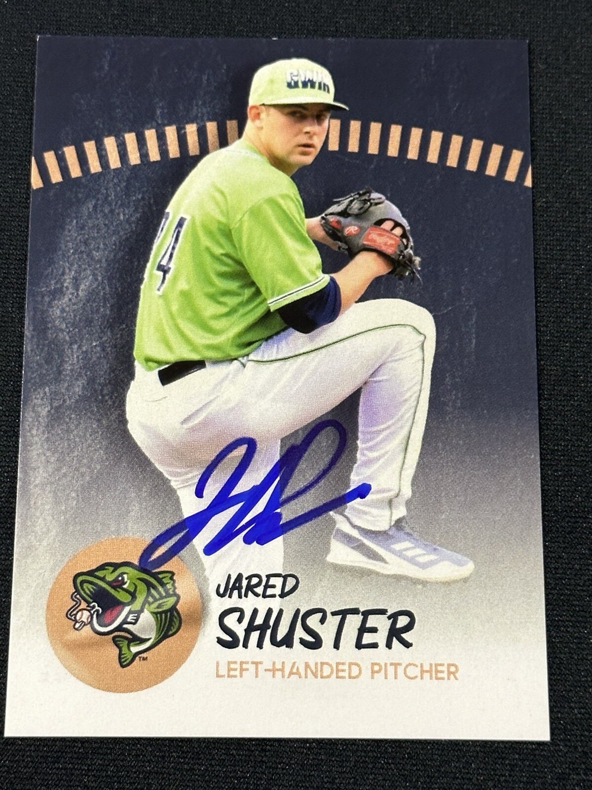 Jared Shuster Signed Card 2023 Gwinnett Stripers Team Card Autographed ...