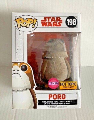 Funko POP! Star Wars The Last Jedi Porg Flocked Hot Topic Exclusive ...
