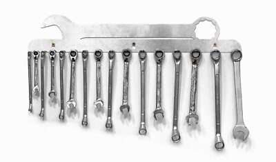 Spanner Wrench 16 Slot Organiser Holder Storage Rack 6 - 24 mm Tidy ...