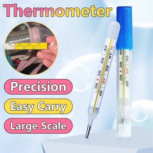 Scale Clinical Accuracy 1x Adult Glass Thermometer Traditional Kids ...