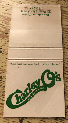 1960s-70s Charlie Q’s Bar & Grill & Bar Rockefeller Center New York ...