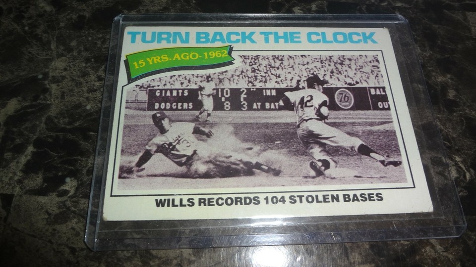 1977 topps # 435 TURN BACK THE CLOCK BASEBALL CARD | eBay