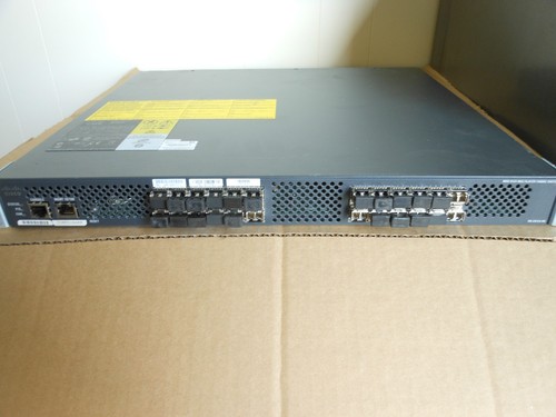 2X CISCO DS-C9124-K9 MDS 9124 MULTILAYER FABRIC SWITCH + 24 TRANSCEIVER ...