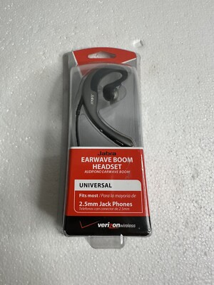 Verizon Wireless Jabra Earwave Universal Boom Headset 2.5 mm Audio Jack ...