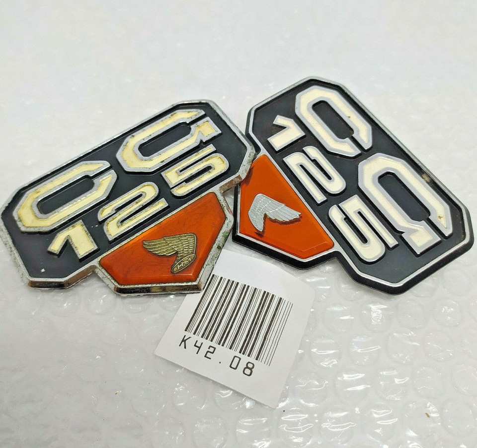 EMBLEMA ORIGINALE HONDA CG CG125 DECALCOMANIE COVER LATERALE NOS | eBay
