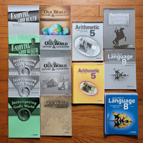 Abeka 5th Grade Parent Answer Keys Math History Science Language Health ...