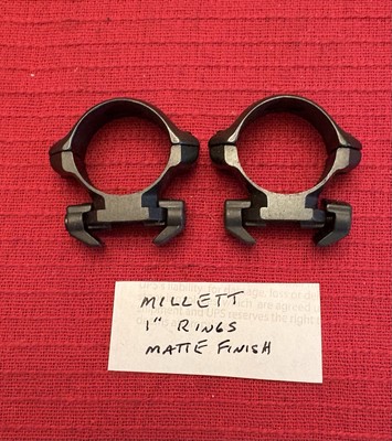 Millett Vintage 1" Steel Rings Matte Finish | eBay
